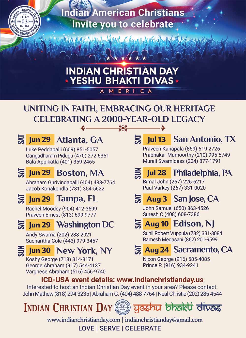 ICD USA - Indian Christian Day